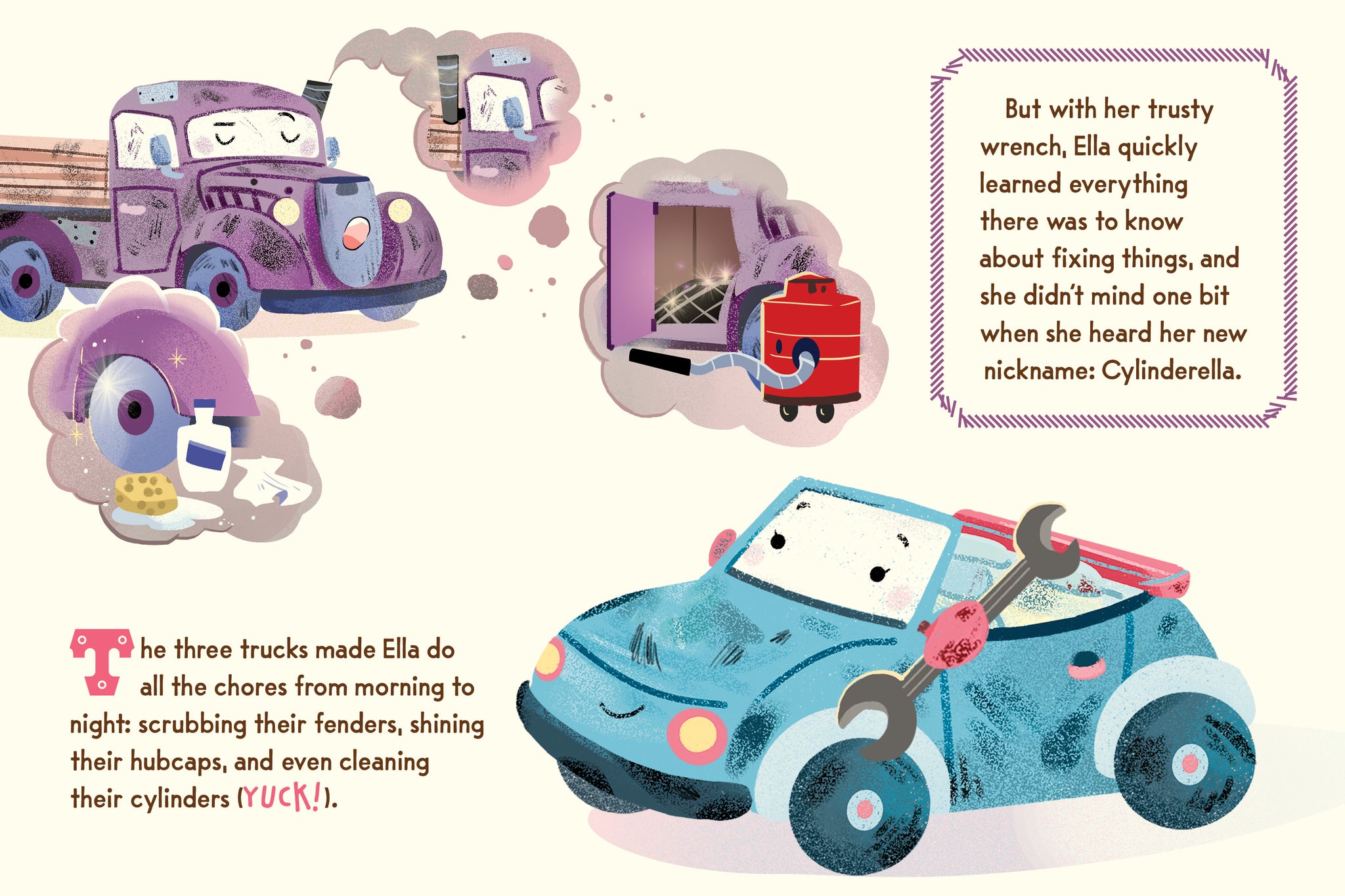 Truck Tales: Cylinderella and the Royal Car Show – Bushel & Peck Books