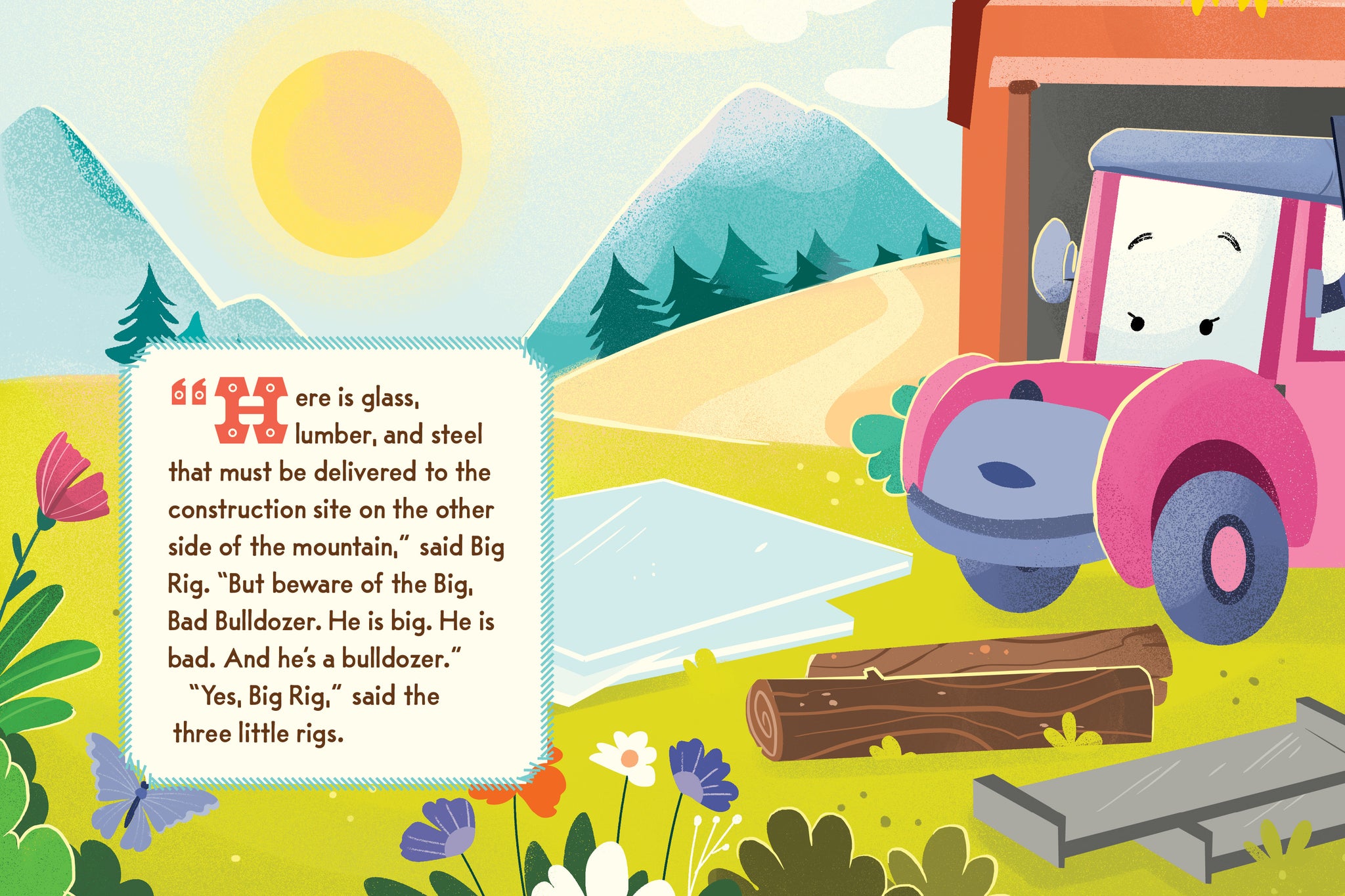 Truck Tales: The Three Little Rigs and the Big Bad Bulldozer – Bushel ...