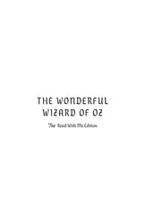 The Wonderful Wizard of Oz: The Read-With-Me Edition – Bushel & Peck Books