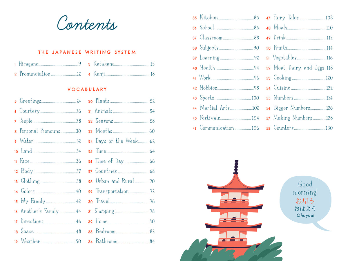 My First Book of Japanese – Bushel & Peck Books